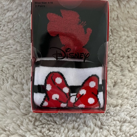 Disney | Accessories | Disney Minnie Mouse Socksnwt | Poshmark